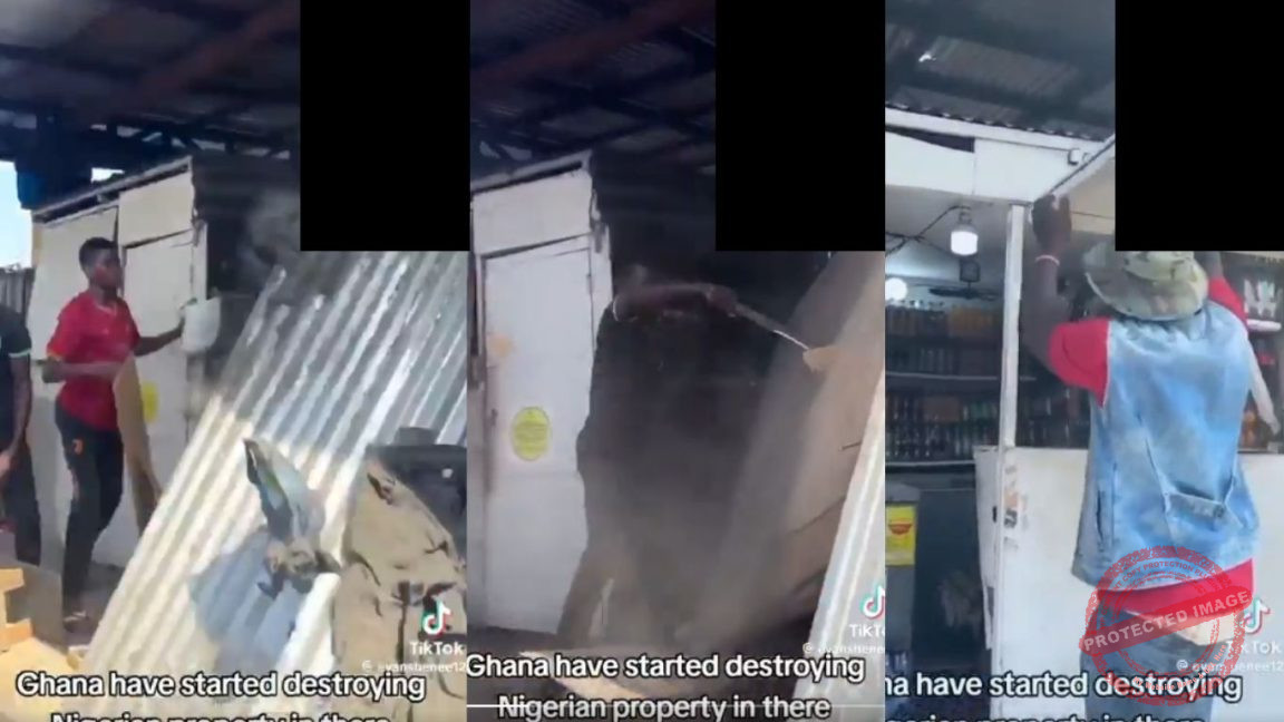 FACT CHECK: No, Ghanaians Are Not Destroying Igbo Shops — Viral Video ...