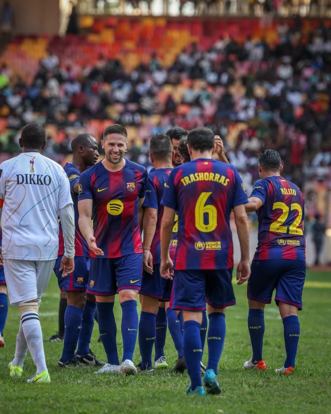 Barcelona Legends Defeat African Legends 3–1 in Star-Studded Abuja ...