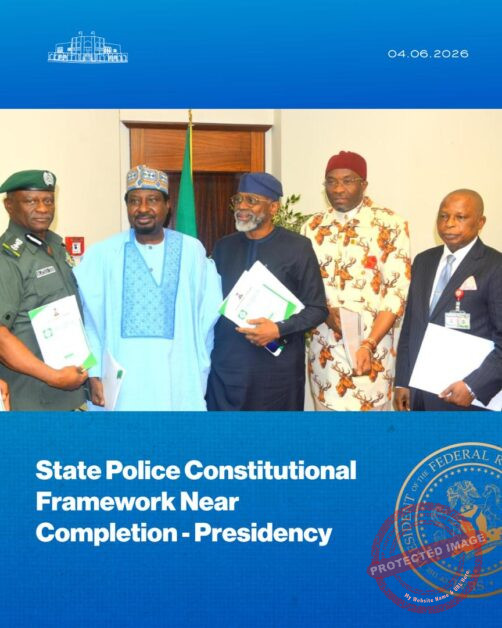 State Police Near Reality as Tinubu’s Security Reform Gains Momentum ...